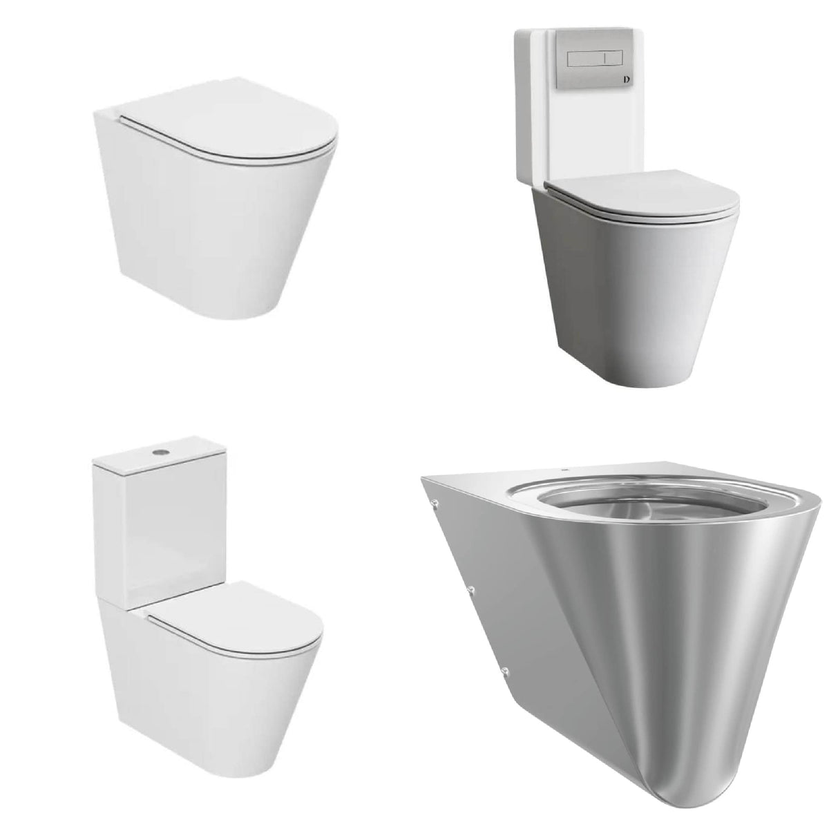 Commercial Toilets | Commercial WC Pans, Cisterns & Frames — Flush Fittings