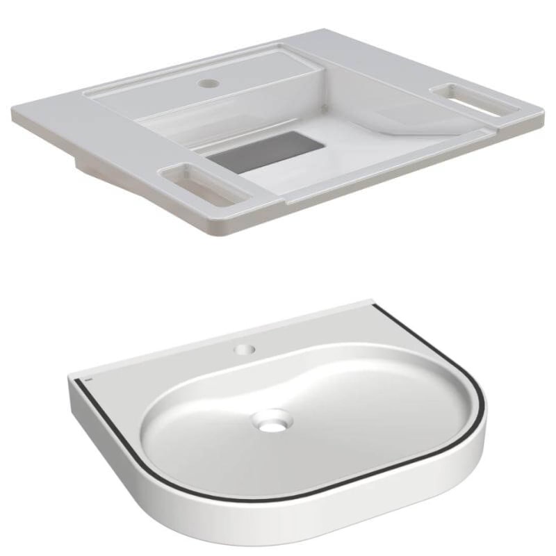 Disabled Basins - Accessible Basins — Flush Fittings