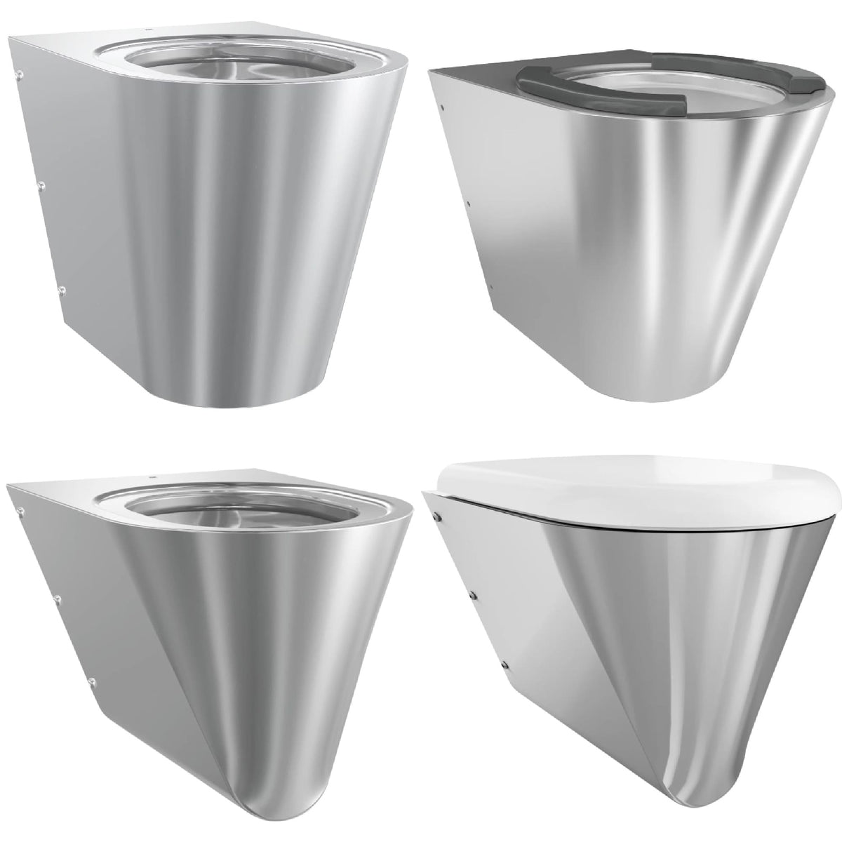 Stainless Steel Toilets | Steel & Metal WC Pans for Commercial Use ...