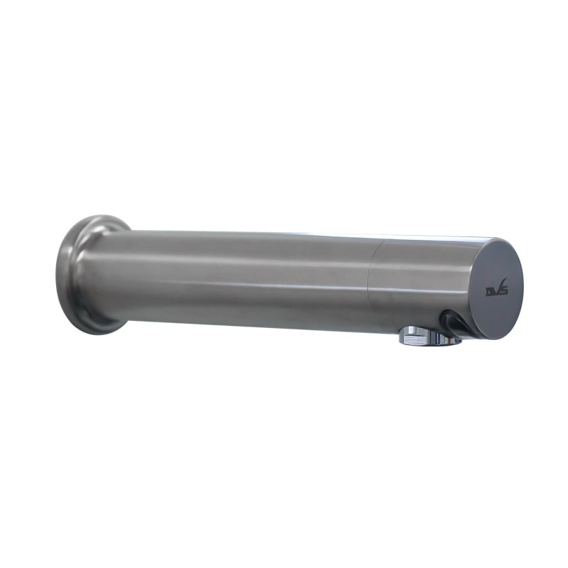 KWC DVS Aquarius Wall Mounted Automatic Tap — Flush Fittings