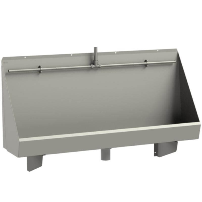 Centinel Urinal Trough Kit With Exposed Cistern — Flush Fittings